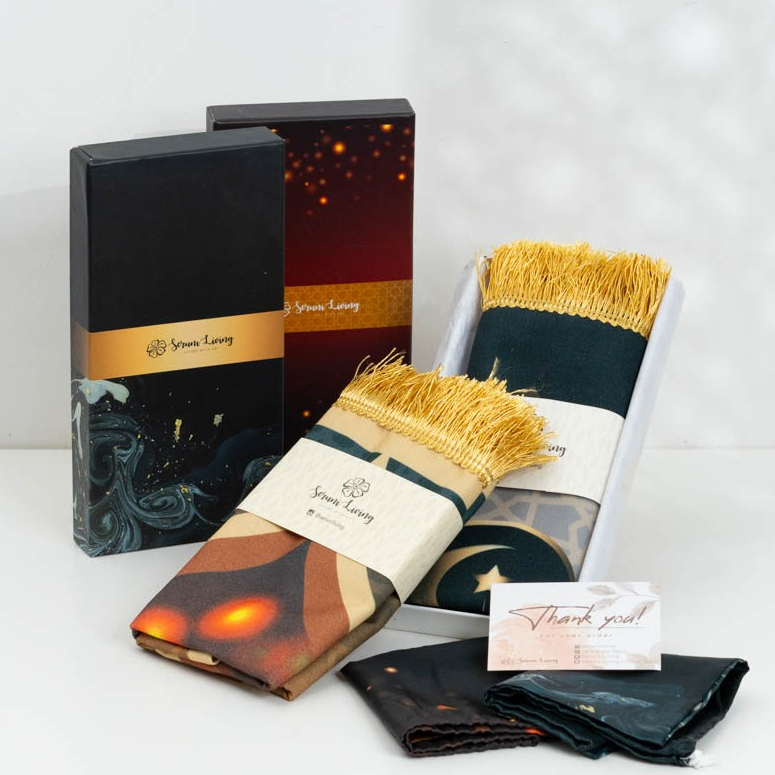 Jual Seruni Living Sajadah Traveling dengan Pouch dan Box Mewah ...