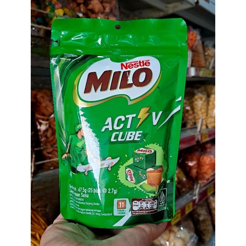 Jual Nestle Milo Activ Cube 25 pc | Shopee Indonesia