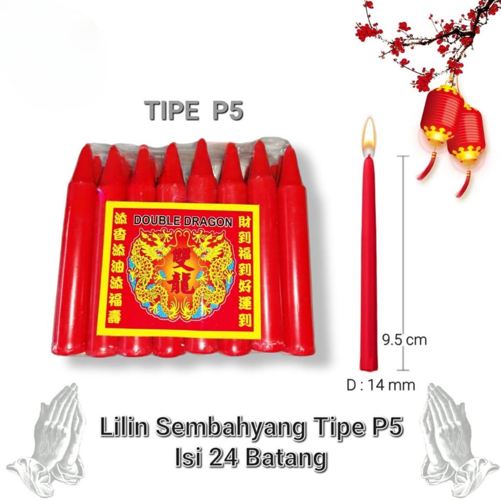Jual Lilin sembahyang Puja Tipe P5 isi 24 Batang | Shopee Indonesia