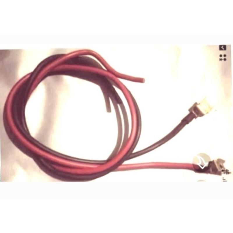 Jual paket 2pc klem aki motor 6mm.panjang kabel @ 1 meter universal ...