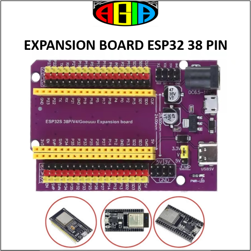 Jual Shield ESP32 38P Expansion board IO devkit V4 38 pin base plate ...