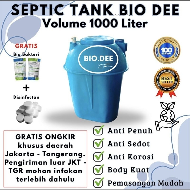 Jual Septic tank/bio septic tank 1000 Liter | Shopee Indonesia
