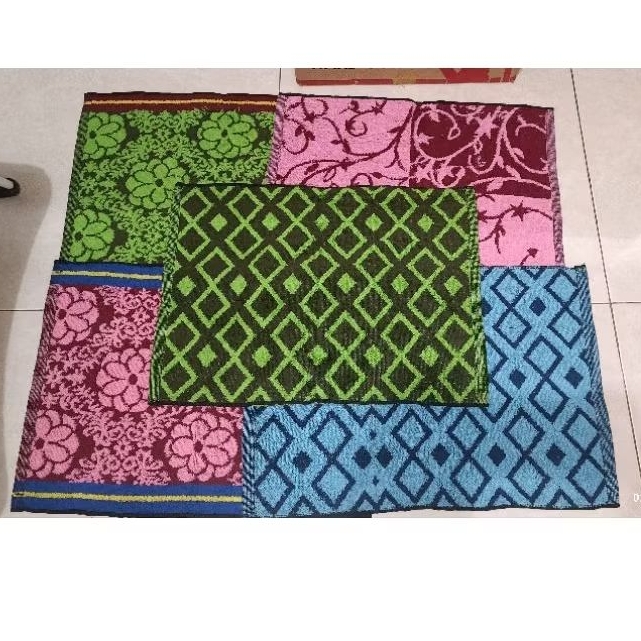 Jual Keset Handuk Motif Warna Ukuran 60 x 40 cm | Shopee Indonesia