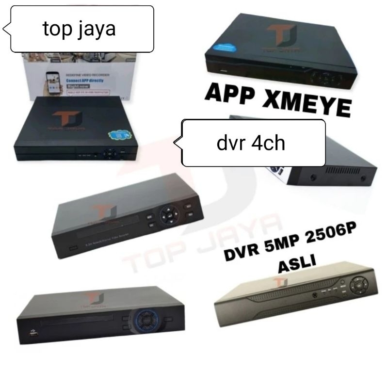 Jual DVR XMEYE 4CH RECORDER CCTV 1080P FULL PLAYBACK 4 CHANNEL APP ...