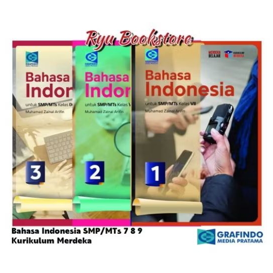Jual Buku Bahasa Indonesia SMP 7 | 8 | 9 Kurikulum Merdeka Grafindo | Shopee Indonesia