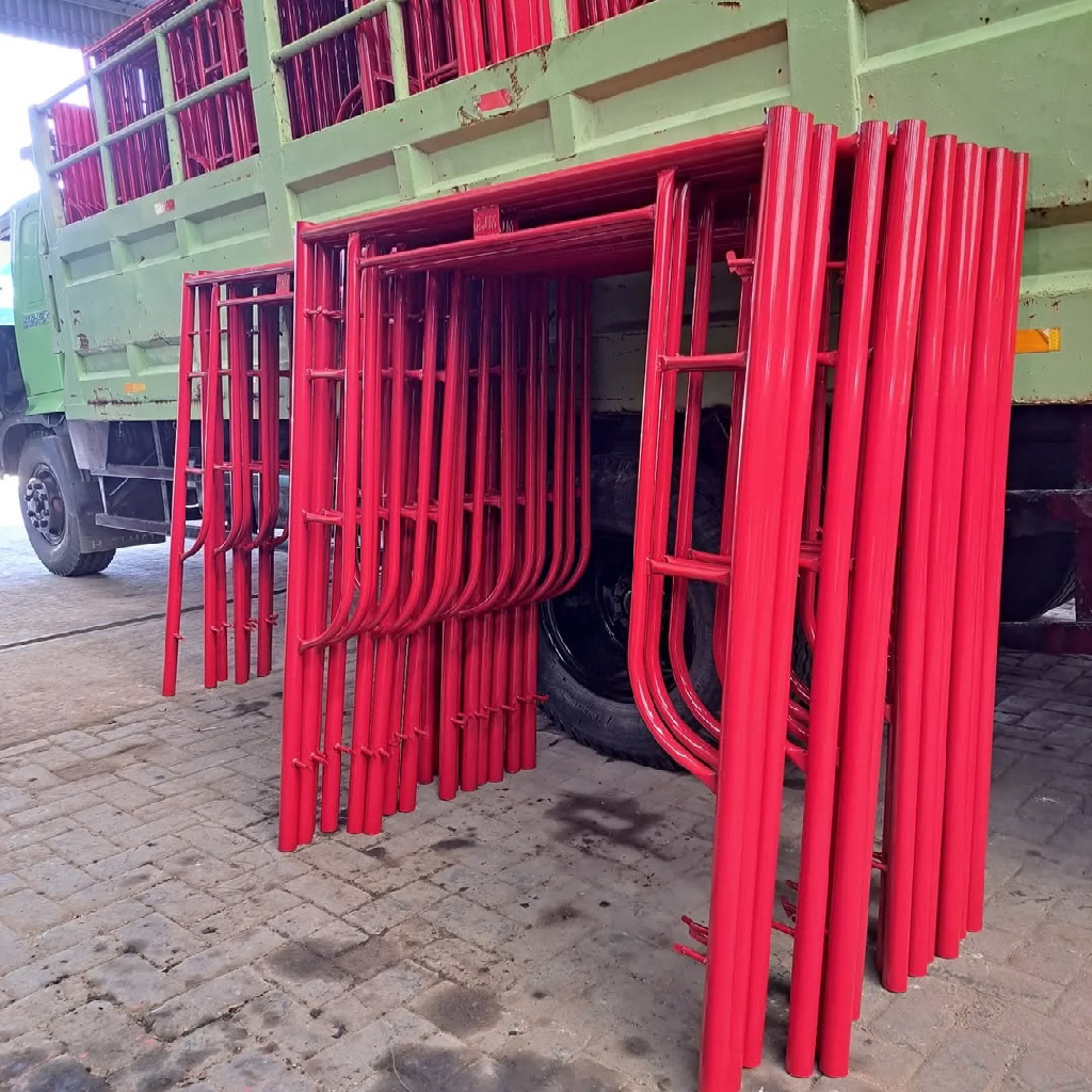 Jual STEGER 1 SET TINGGI 190, SCAFFOLDING MAINFRAME 190, KAPOLDING BARU ...