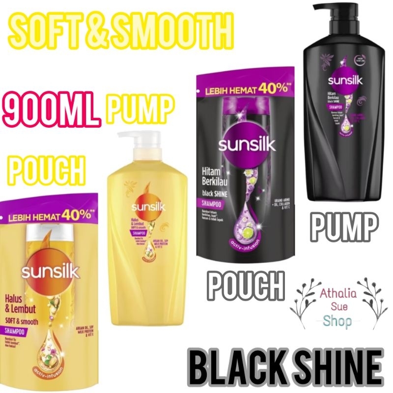 Jual SUNSILK SHAMPOO SOFT & SMOOTH YELLOW KUNING / BLACK SHINE HITAM ...