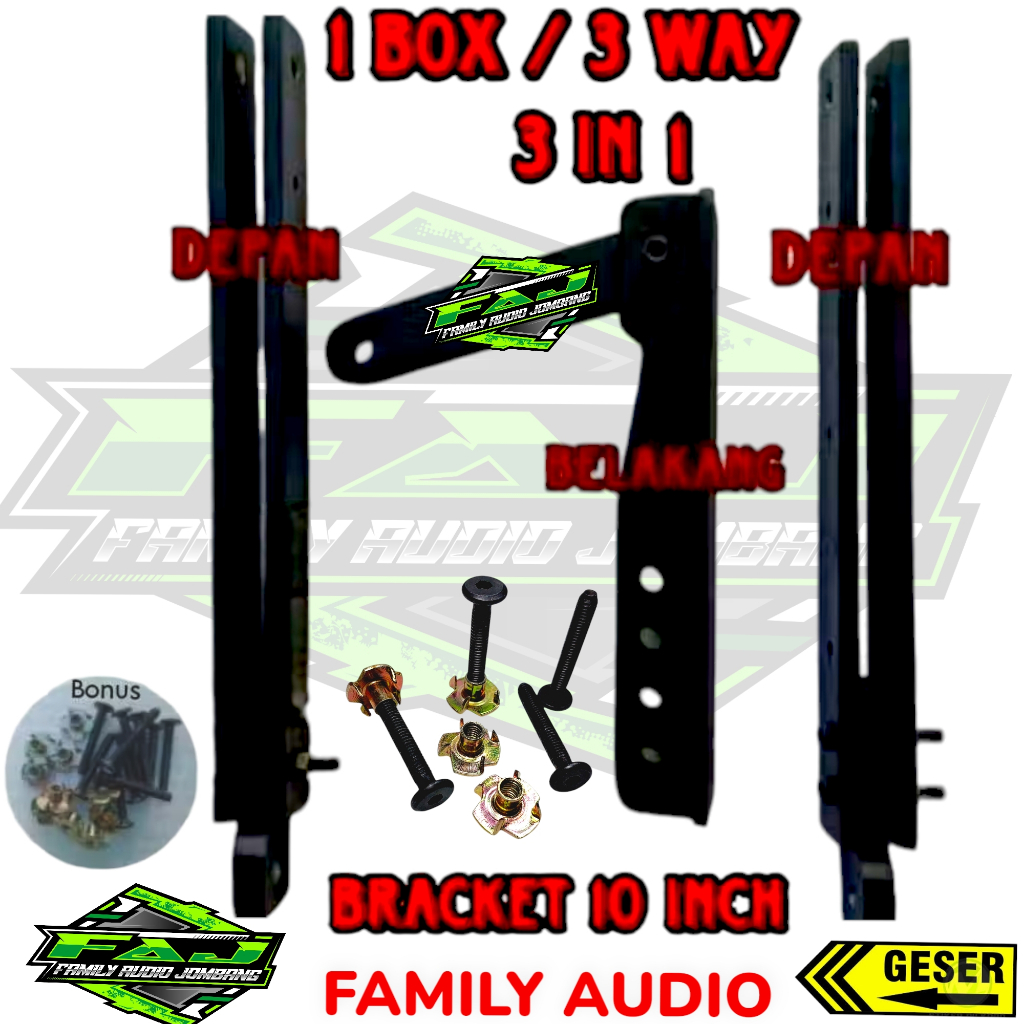 Jual Bracket 3WAY 10 inch Line Array Alumunium / Breket Gantung Bahan ...