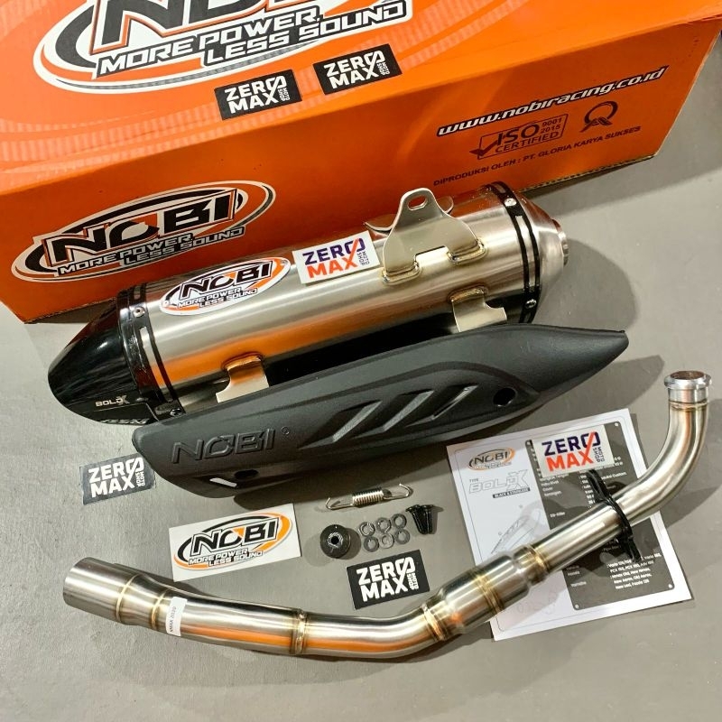 Jual Knalpot Standar Racing NOBI NOB1 Bold X Stainless All New NMAX ...