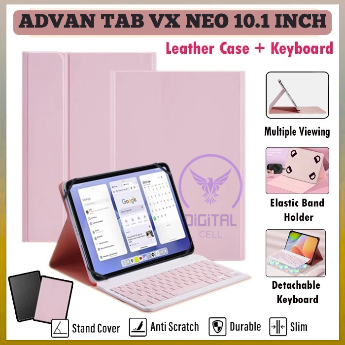 Jual Advan Tab VX Neo 10.1 Inch Folio Case Non / Touchpad Keyboard ...