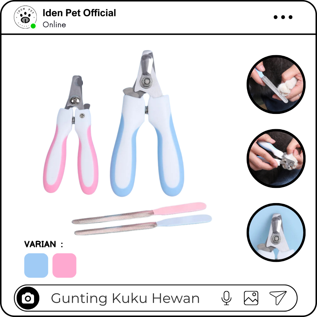 Jual Gunting Kuku Kucing Anjing Alat Potong Kuku Hewan Pet Dog Cat Nail ...