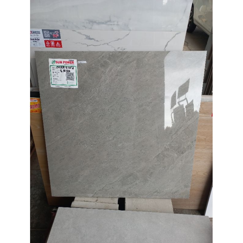 Jual GRANIT MERK SUNPOWER TIPE MARTINA GRIS WARNA ABU TUA CORAK MOTIF ...