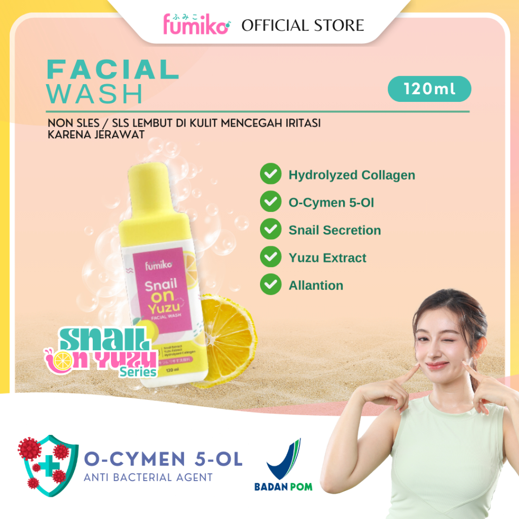 Jual Facial Wash Sensitif 120 mL Sabun Pembersih Wajah Pencerah ...