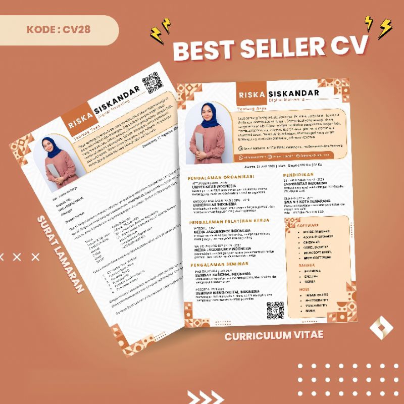 Jual CV dan Lamaran Kerja Menarik HRD (Kode CV28) | Shopee Indonesia