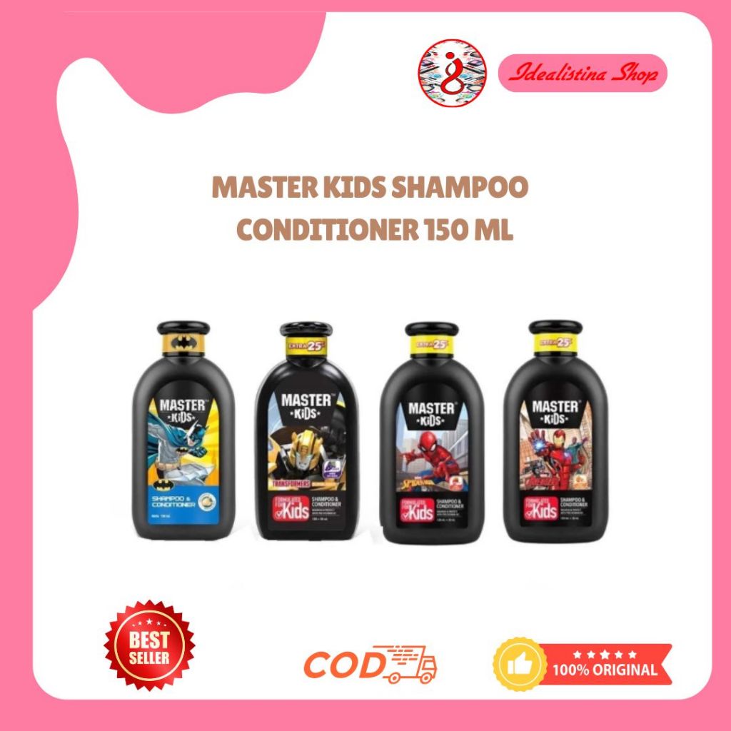 Jual Master Kids Shampoo & Conditioner 150 ml | Shopee Indonesia