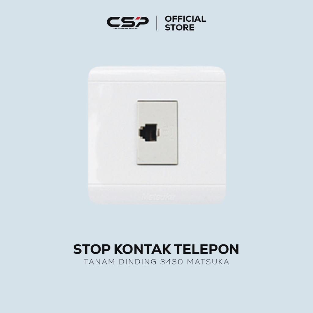 Jual [CSP_MATSUKA] Stop Kontak Telepon/IB Socket Telepon /IB Telepon ...