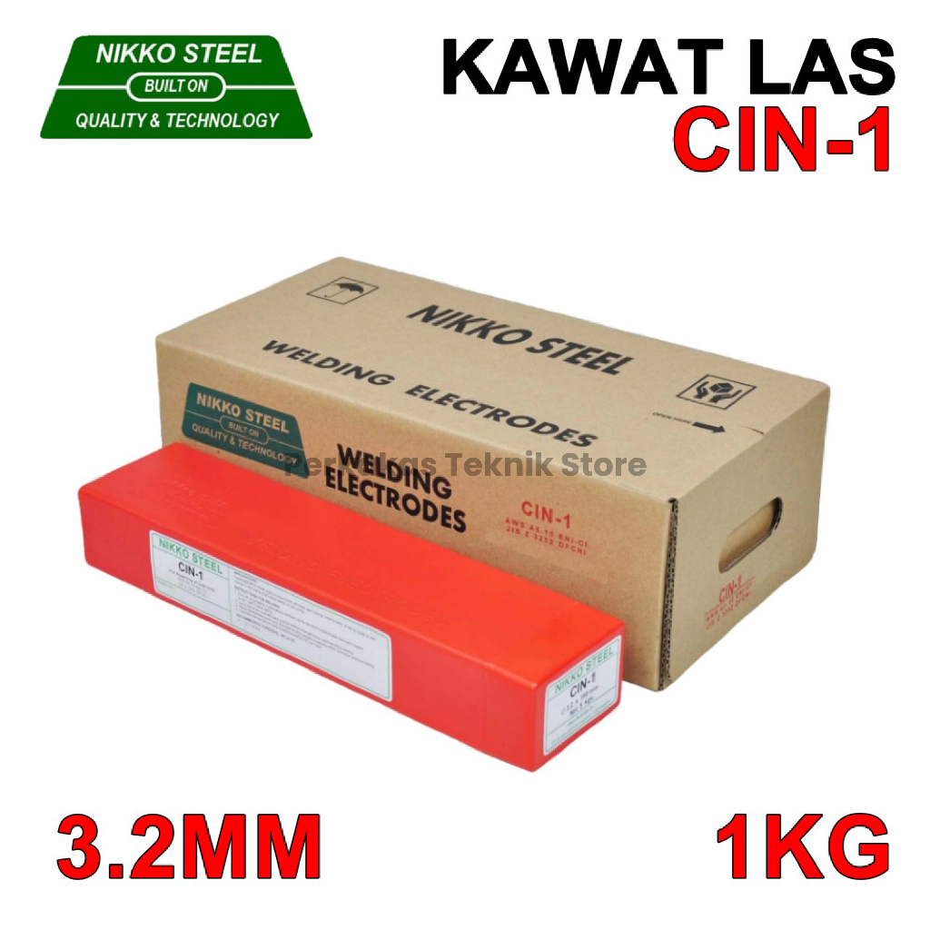 Jual Kawat Las 3.2mm CIN1 NIKKO STEEL 3.2 X 350 Elektroda CIN 1 3.2 mm Welding Listrik 3.2 ...
