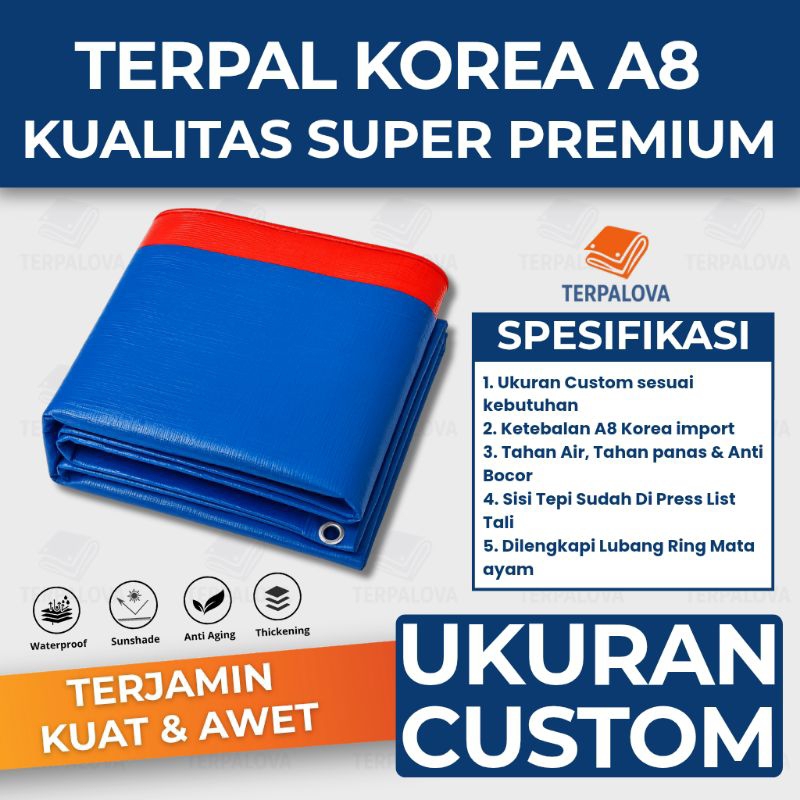 Jual Terpal Korea A8 Custom – Plastik Tebal Anti Air, Bisa Ukuran Bebas ...