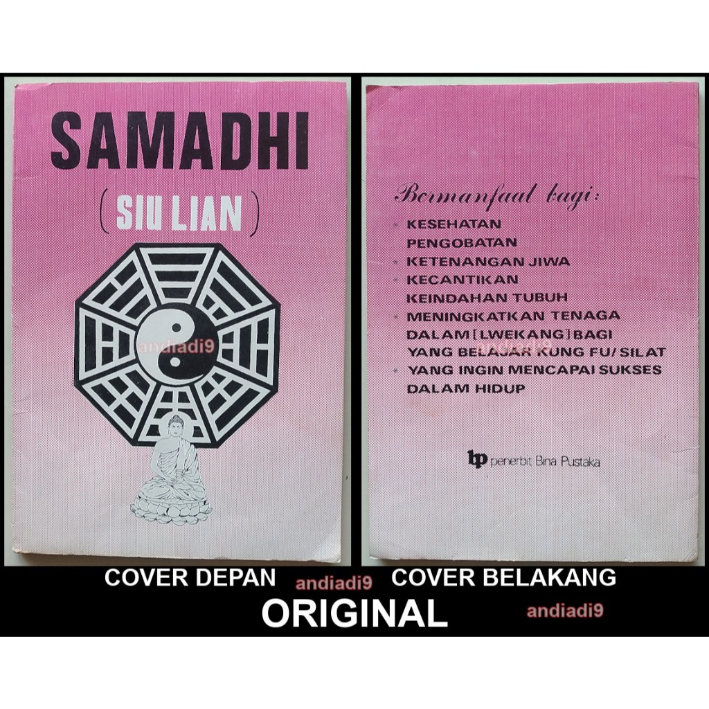 Jual BUKU SAMADI SEMEDI SEMADI SAMADHI SIU LIAN IEN SIE CU ORIGINAL | Shopee Indonesia
