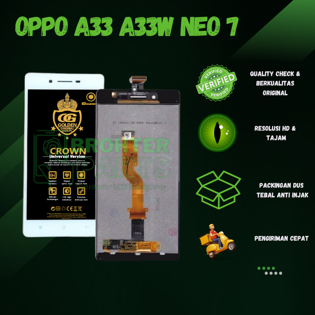 Jual LCD OPPO A33 A33W NEO 7 TOUCHSCREEN FULLSET COMPLETE | Shopee Indonesia