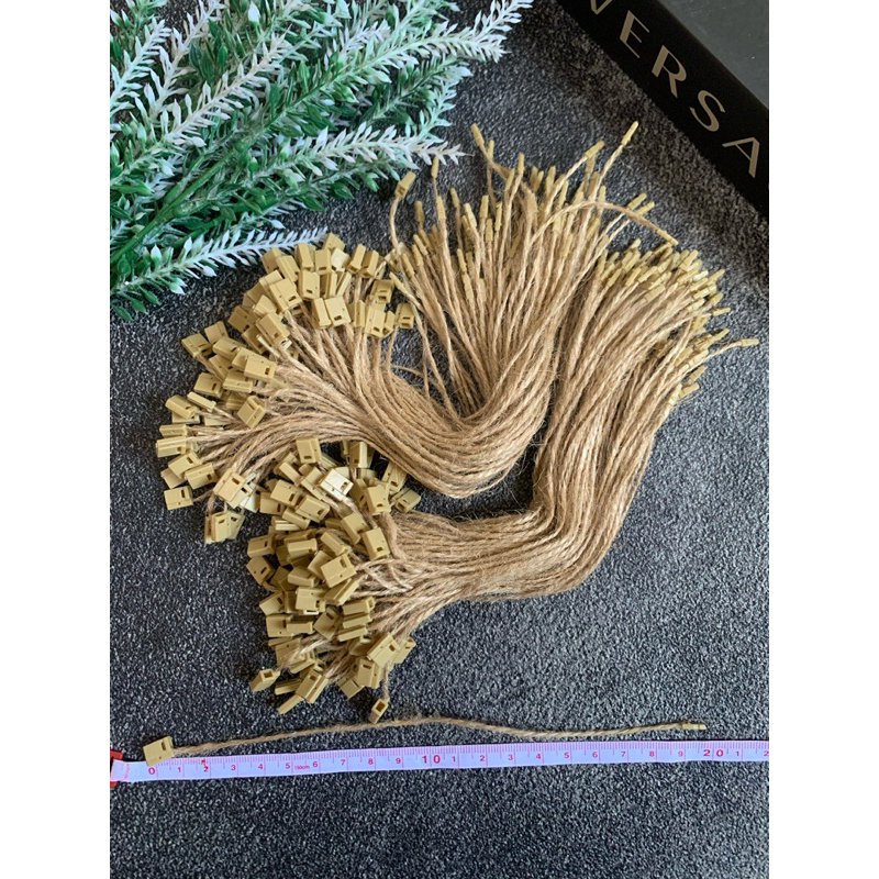 Jual 300 Pcs TALI HANG TAG RAMI PREMIUM/ TALI LABEL BAJU/BENANG LABEL ...