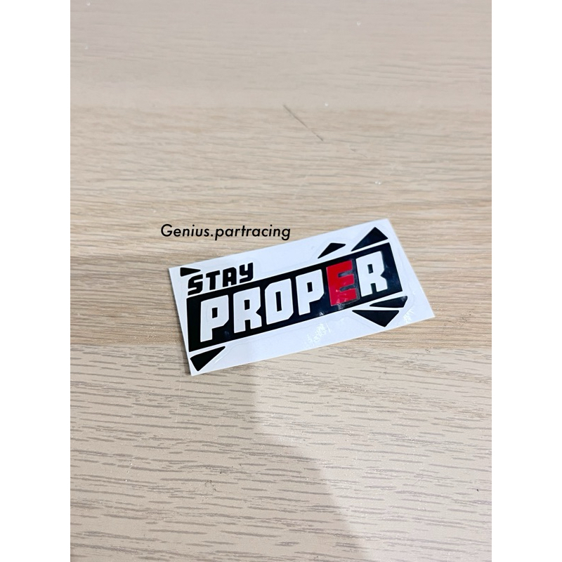 Jual Stiker - Sticker STAY Proper | Shopee Indonesia