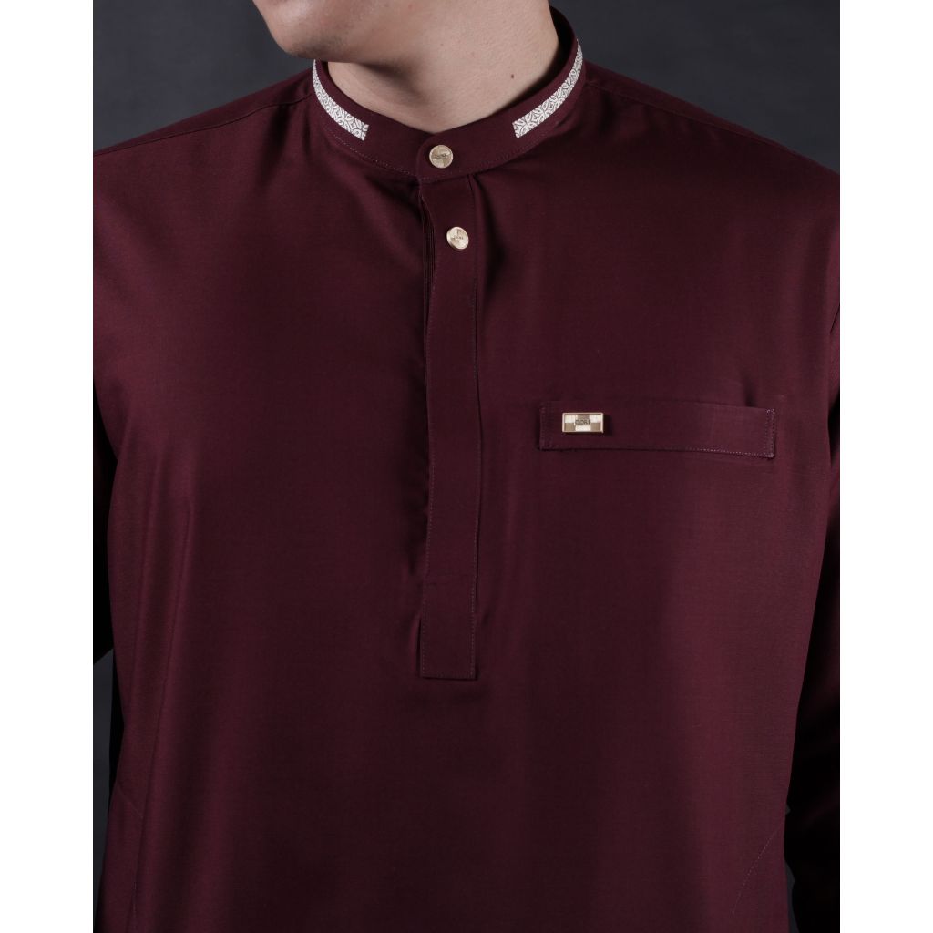 Jual Qori Apparel Signature Zaid bin Khattab ZAI-2 Baju Koko Casual ...