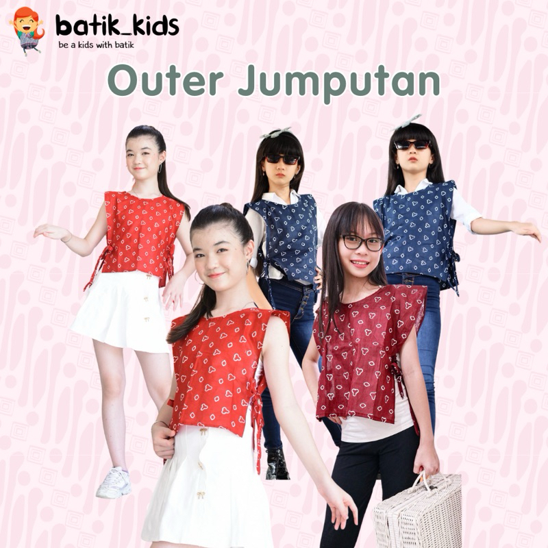 Jual BATIK KIDS VEST BATIK ANAK JUMPUTAN OUTER BAHAN KATUN DAN RAYON ...