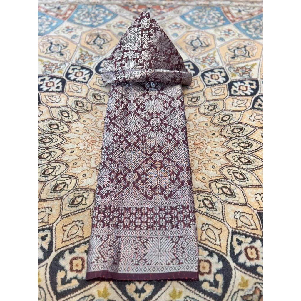 Jual Tanjak Dan Rumpak (DEWASA) Sarung Songket Khas Palembang Asli Adat Melayu Malaysia Riau ...