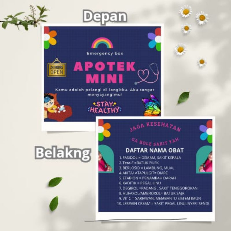 Jual STICKER Apotek Mini Costem Kata Kata Costem Pakai Poto Kado Untuk ...