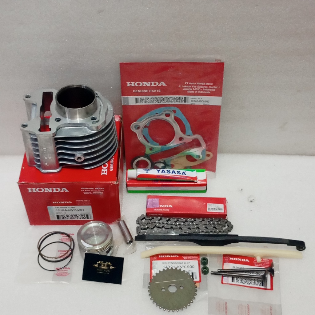 Jual Paket 8 Item Blok Seher Komplit Beat Karbu Scoopy Karbu Spacy Karbu KVY Set Rantai Keteng ...