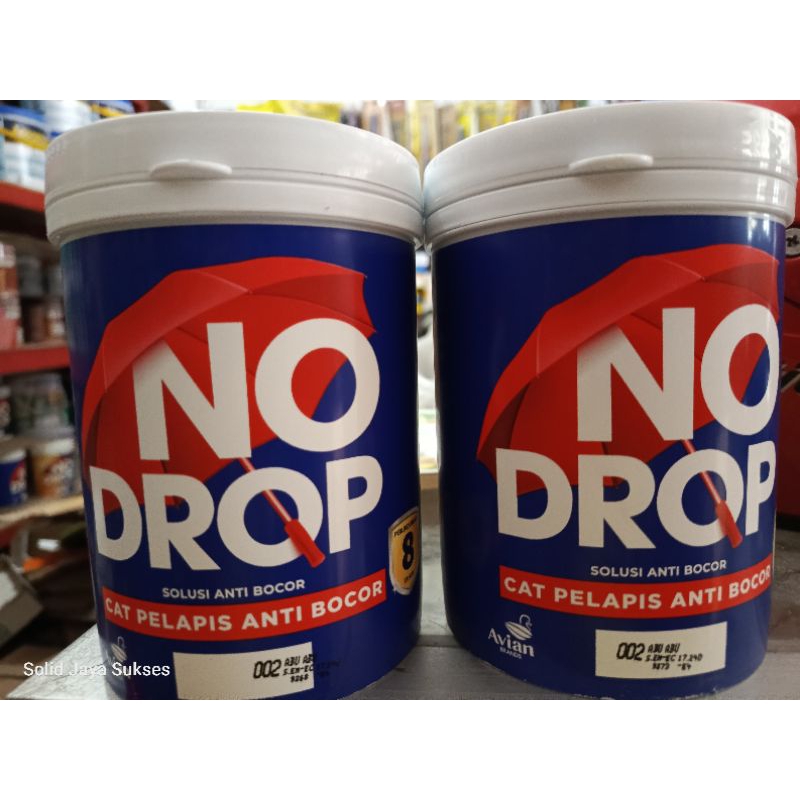 Jual Cat Tembok No Drop 1 Kg Pelapis Anti Bocor Waterproofing | Shopee Indonesia
