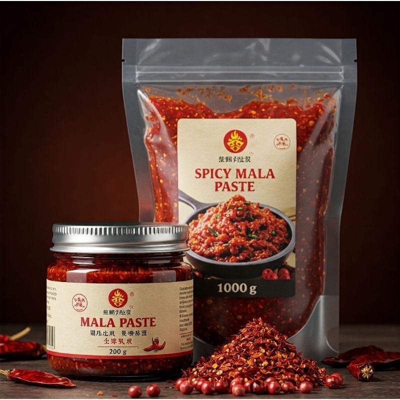Jual Spicy Mala Paste GOLDEN WOK - Bumbu Hotpot Halal, Mala Xiang Guo ...