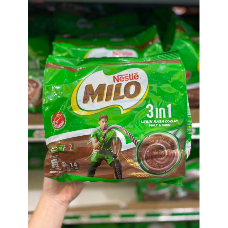 Jual MILO 3in1 / milo original isi 14 sachets | Shopee Indonesia