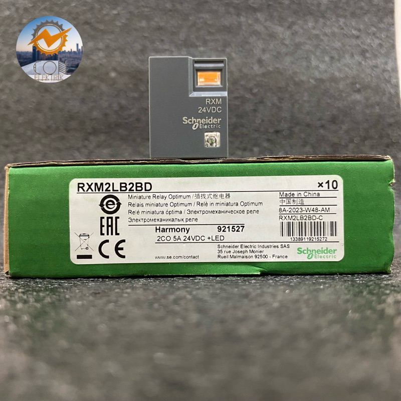 Jual Rxm2lb2bd Relay Schneider 24vdc 2co 5a+ Led | Shopee Indonesia