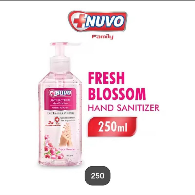 Jual NUVO Hand Sanitizer Fresh Blossom Botol 250ML | Shopee Indonesia