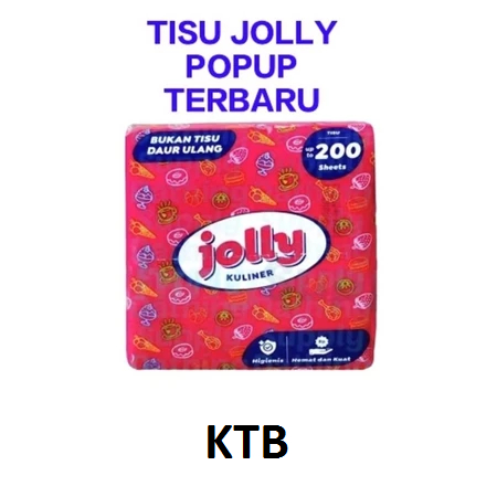 Jual Tisu Jolly Pop Up 200 Sheet | Shopee Indonesia