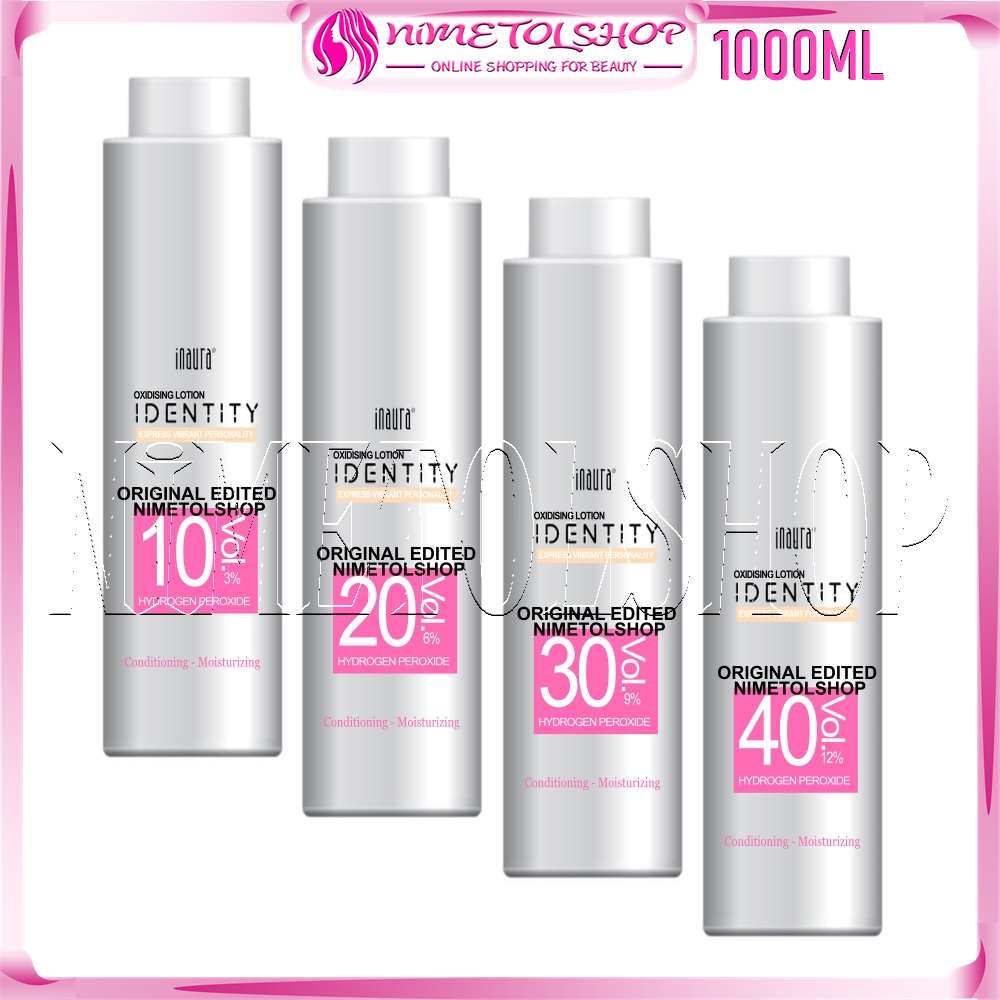 Jual INAURA Identity Oxidising Lotion 1000ml Keratin Vegan Developer ...