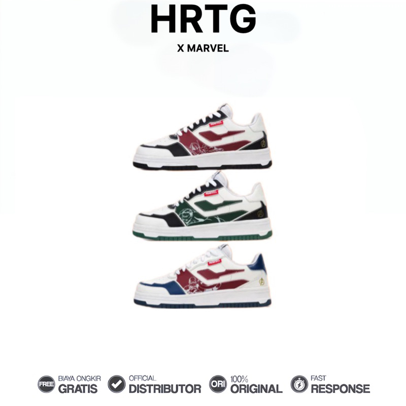 Jual Heiden Heritage - Sepatu X Marvel Sneakers Casual Unisex Wanita ...
