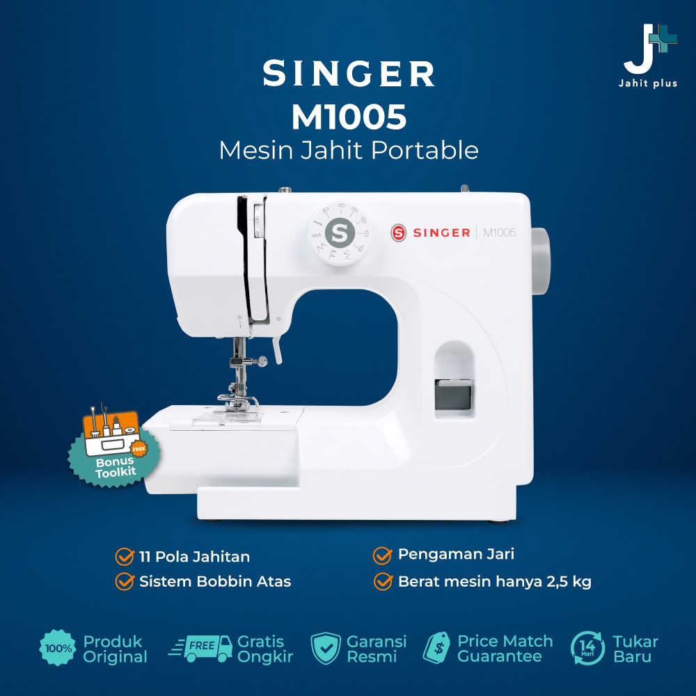 Jual Mesin Jahit SINGER M1005 Portable Mini Multifungsi | Shopee Indonesia