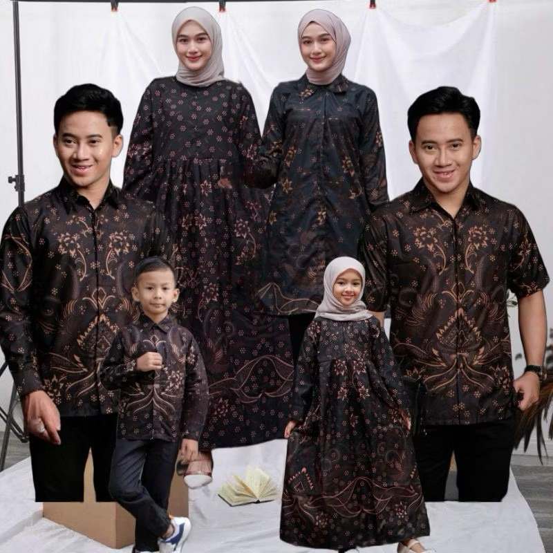 Jual BAJU KELUARGA//BAJU BATIK COUPLE AYAH IBU DAN ANAK LAKI-LAKI ...