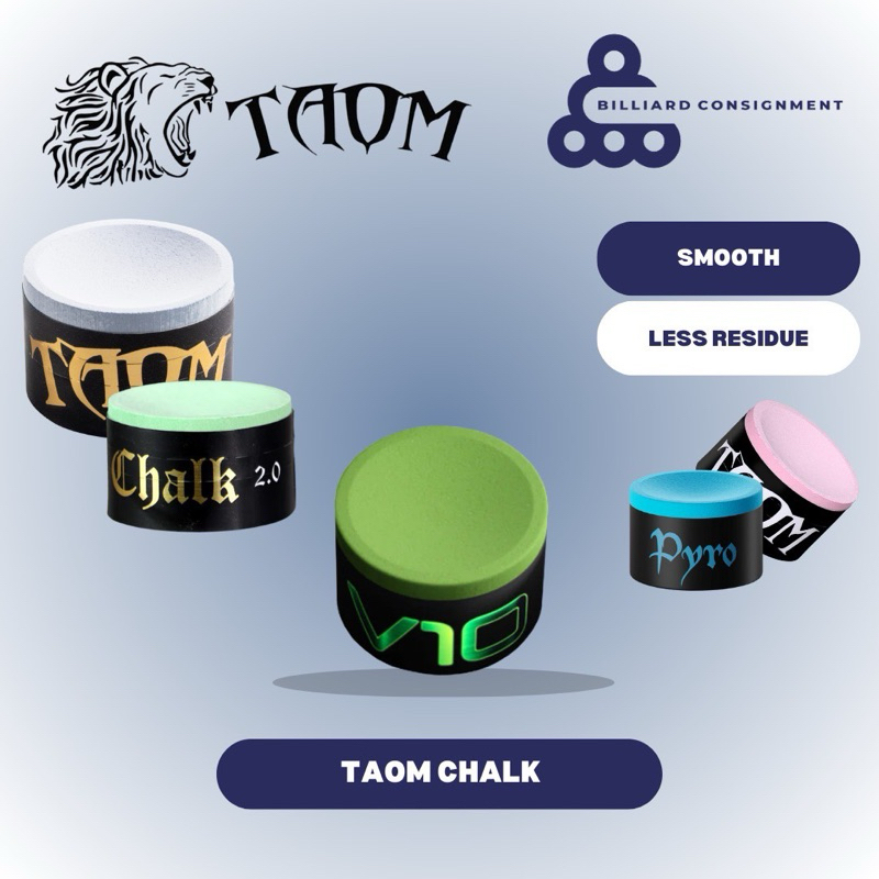 Jual TAOM V10 CHALK – Chalk Biliar Premium untuk Presisi dan Kebersihan ...