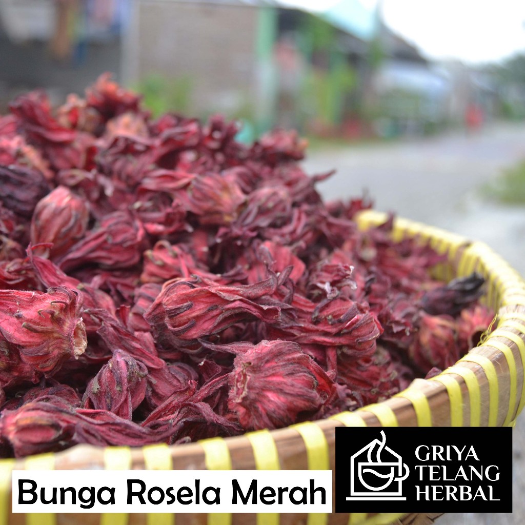 Jual Bunga Rosela Merah Kering 100gr | Shopee Indonesia