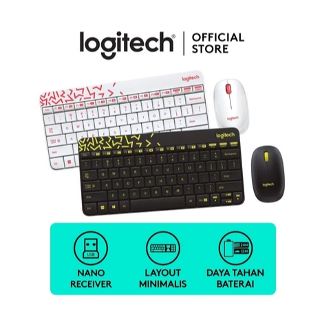 Jual KEYBOARD MOUSE WIRELESS COMBO LOGITECH MK240 NANO ORIGINAL GARANSI RESMI | Shopee Indonesia
