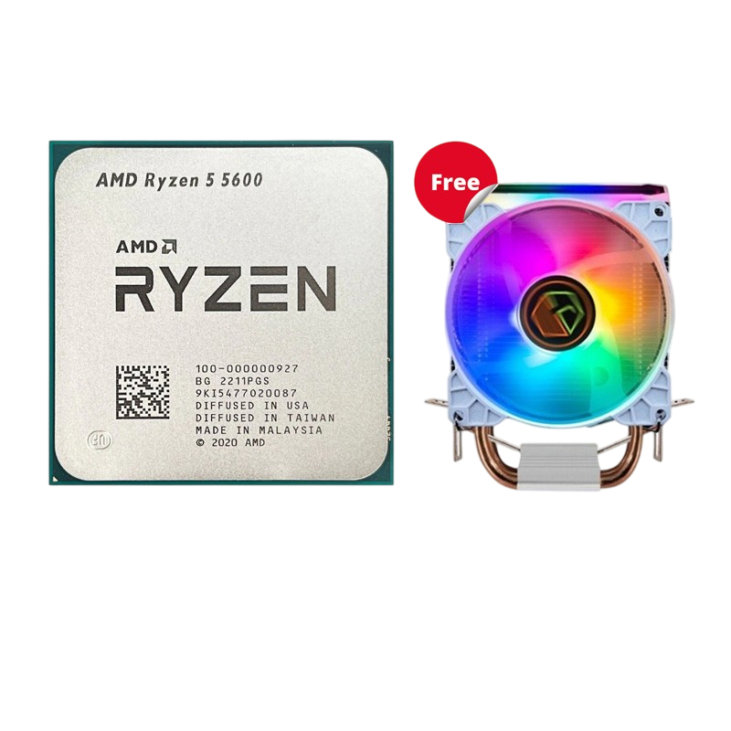 Jual AMD Ryzen 5 5600 Tray 3.5GHz 6C/12T AM4 Bonus Fan Tower | Shopee ...