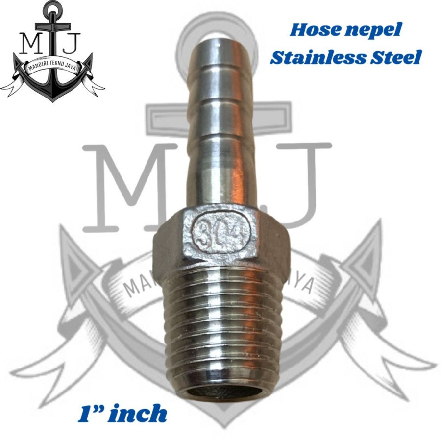 Jual Hose Nepple selang nepel 1 inch ss 304 class 150 | Shopee Indonesia