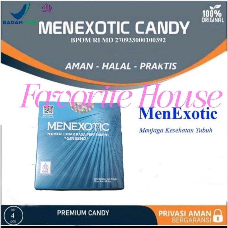 Jual MenExotic Candy isi 4 Pcs | Shopee Indonesia