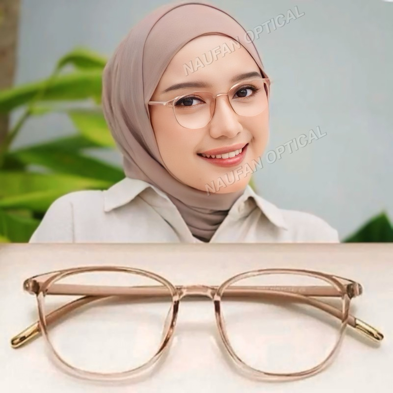 Jual kacamata minus antiradiasi (paket frame+lensa Bluecromic ) kacamata minus wanita / kacamata ...