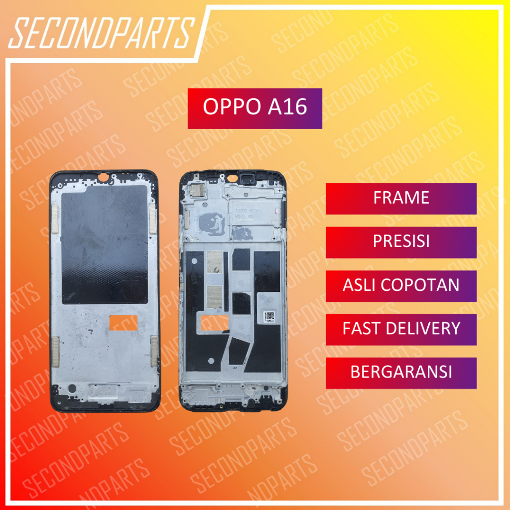 Jual FRAME RANGKA TULANGAN LCD FOR OPPO A16 ORIGINAL COPOTAN | Shopee ...