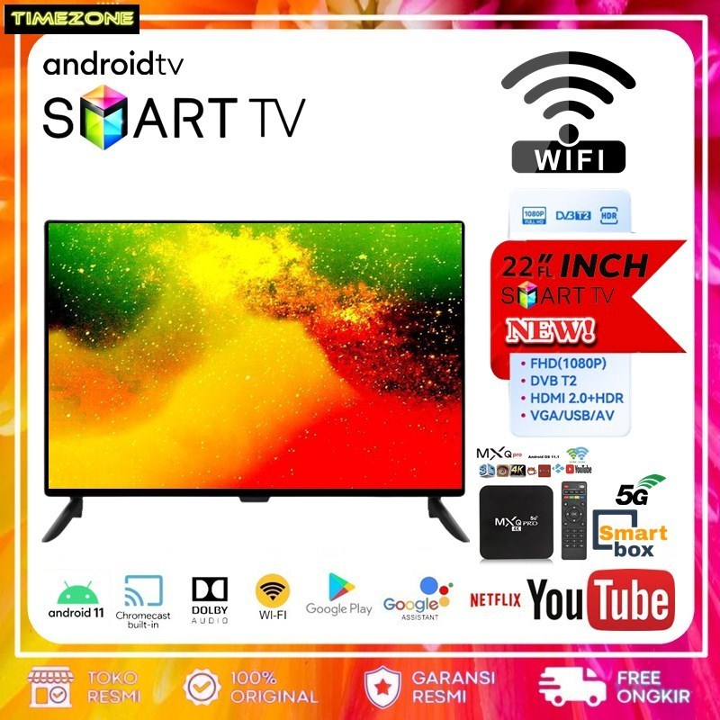 Jual ANDROID SMART DIGITAL TV LED 22 INCH FULL LAYAR DIGITAL SMART ...